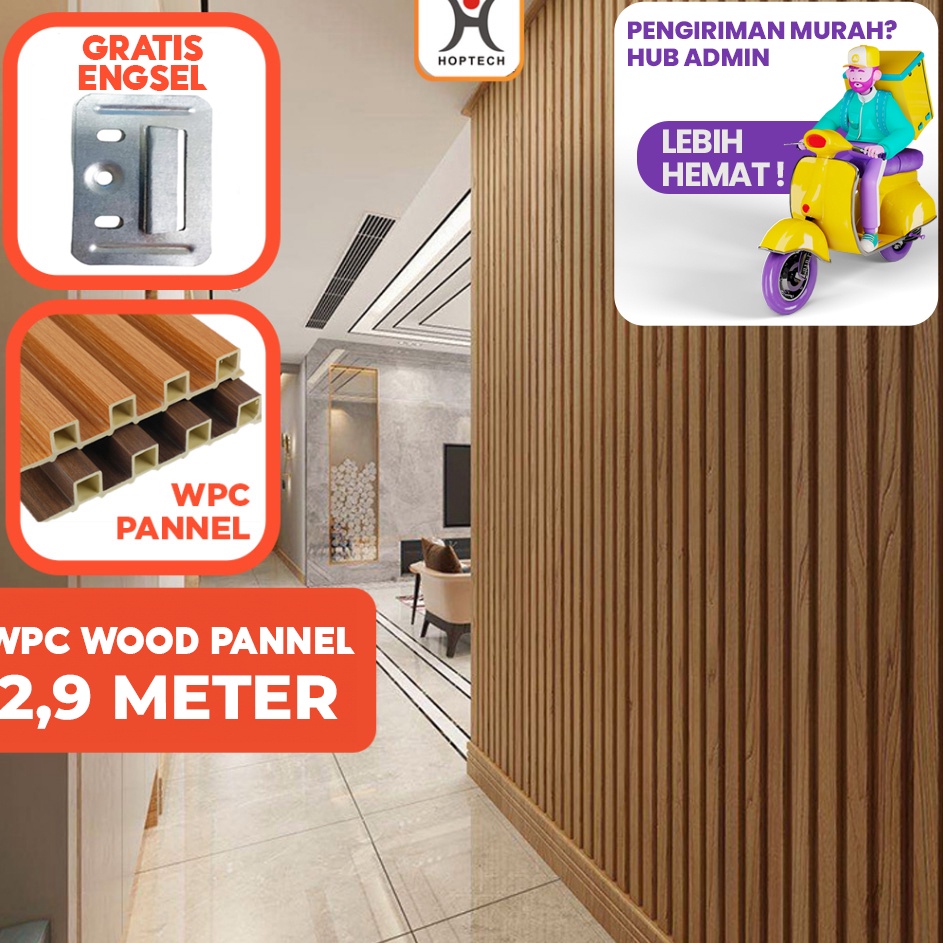 Jual Kualitas Tinggi WALL WPC WOOD PANEL WALLPANEL WPC PVC KAYU DINDING ...