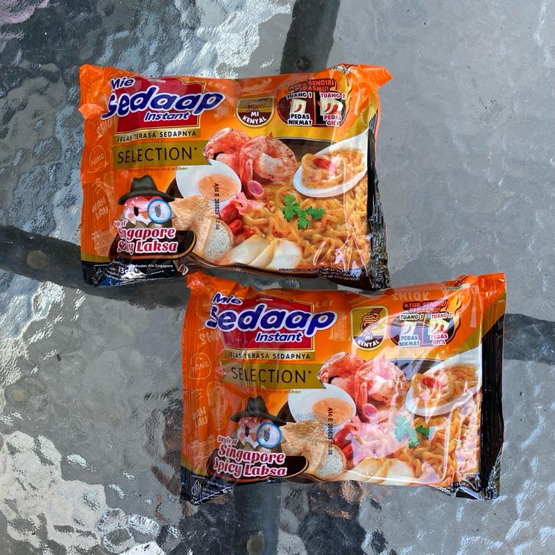 Jual Mie Sedaap Selection Style of Singapore Spicy Laksa Kemasan 83 ...