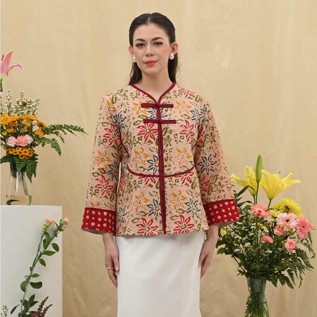 Jual [Exclusive Launch] NONA RARA - Fogia Dobi T3379, Baju kerja blouse ...