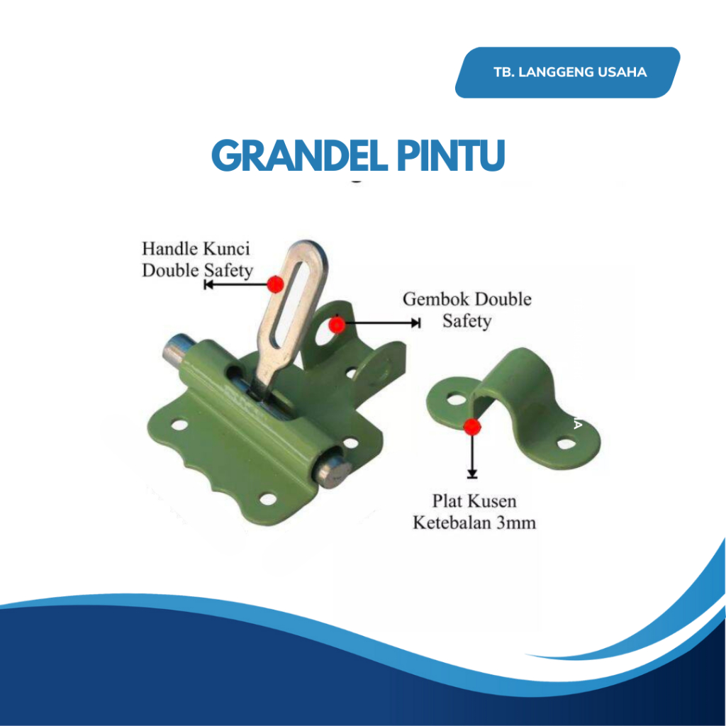 Jual LU GRENDEL PINTU GEMBOK MURAH Tanam Handle Kunci Pintu Rumah ...