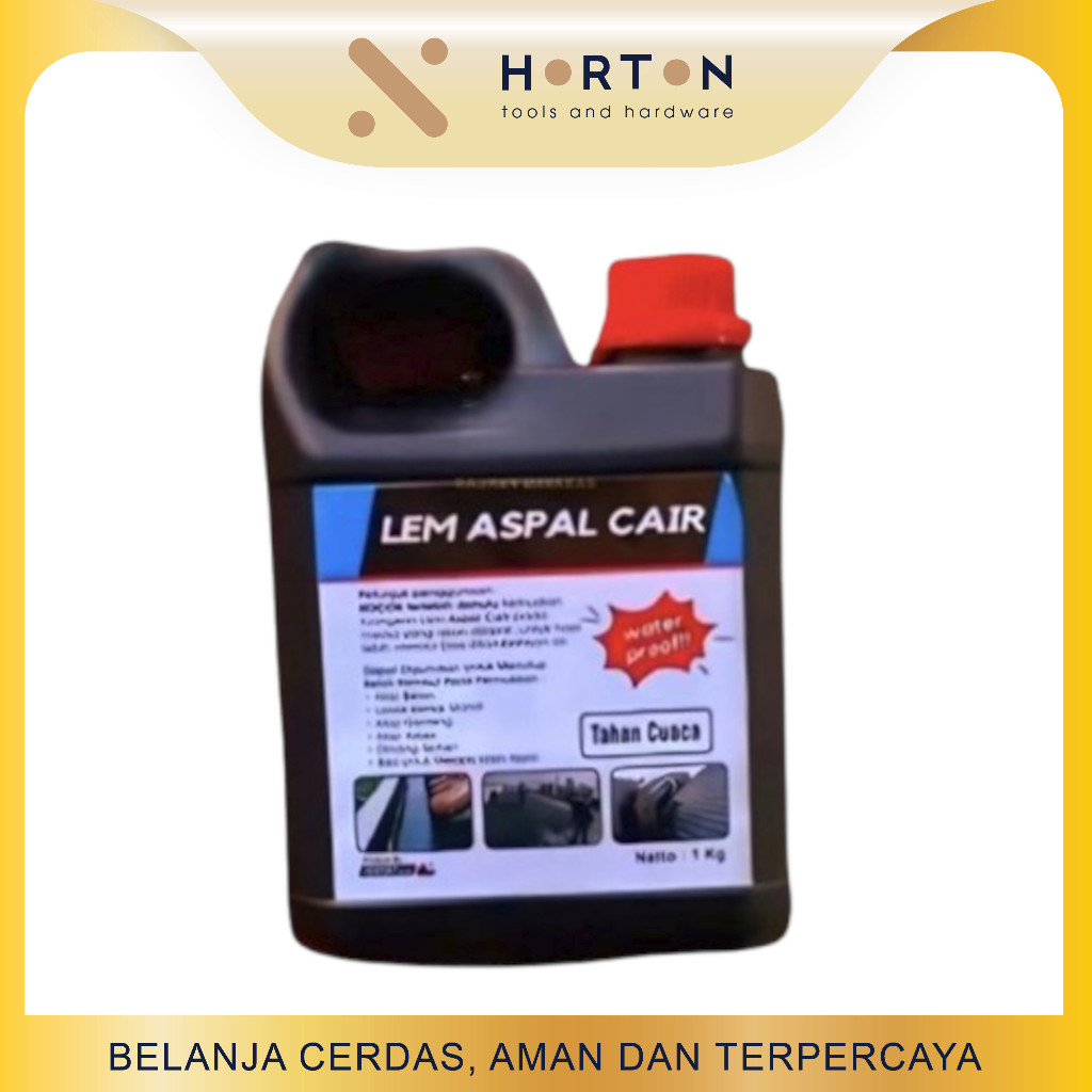 Jual Lem Aspal Cair Kuat Anti Rembes / Cat Pelapis Aspal Cair Anti ...