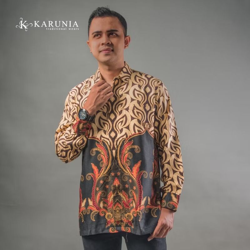 Jual Karunia Batik Pattern patern hitam (REGULER) | Shopee Indonesia