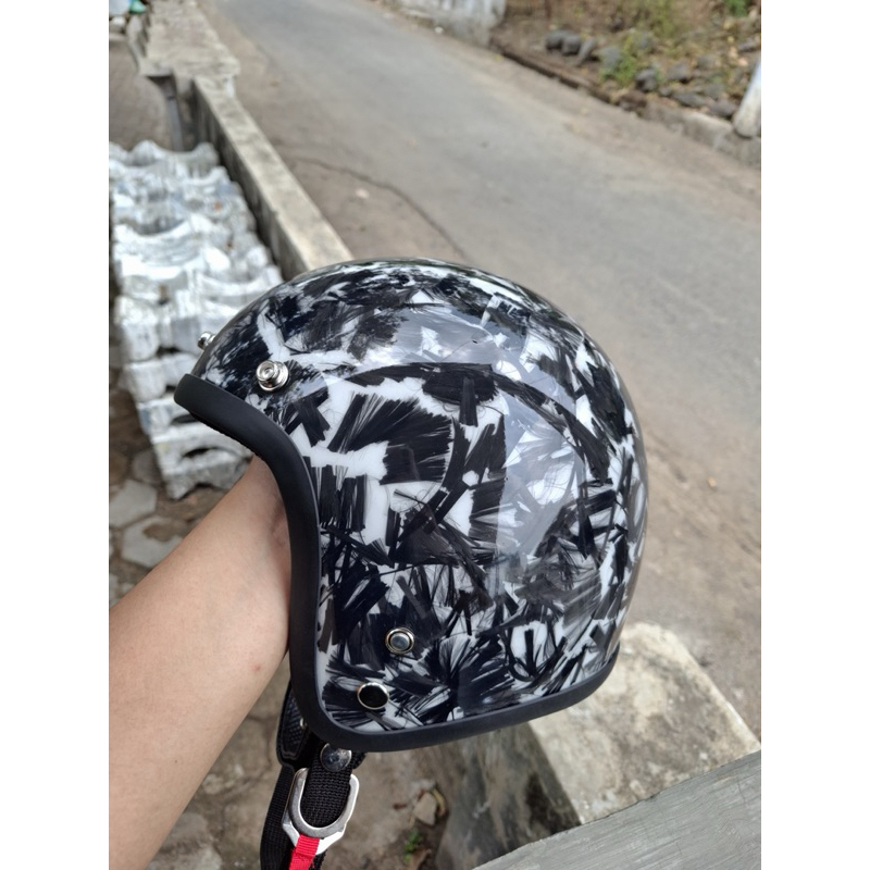 Jual helm slim tx 500 carbon kwalitas terbaik | Shopee Indonesia