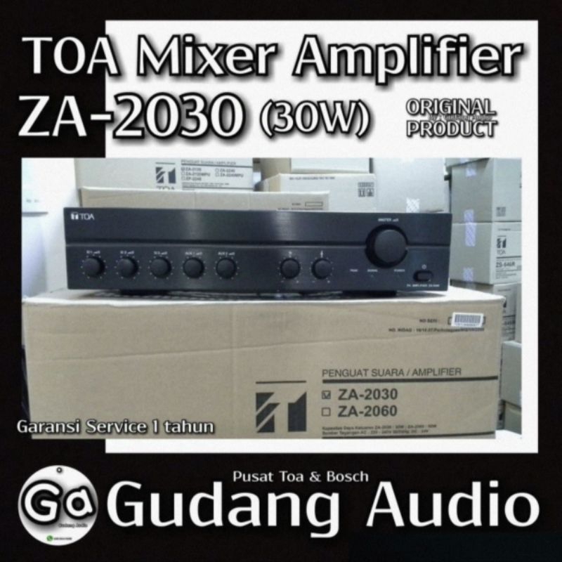 Jual Mixer amplifier Ampli Toa ZA-2030 ZA 2030 30 watt | Shopee Indonesia