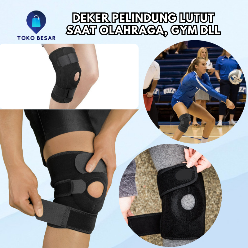 Jual Deker Lutut Alat Terapi Pelindung Lutut Knee Support Knee Pad Patella Terbuka | Shopee ...