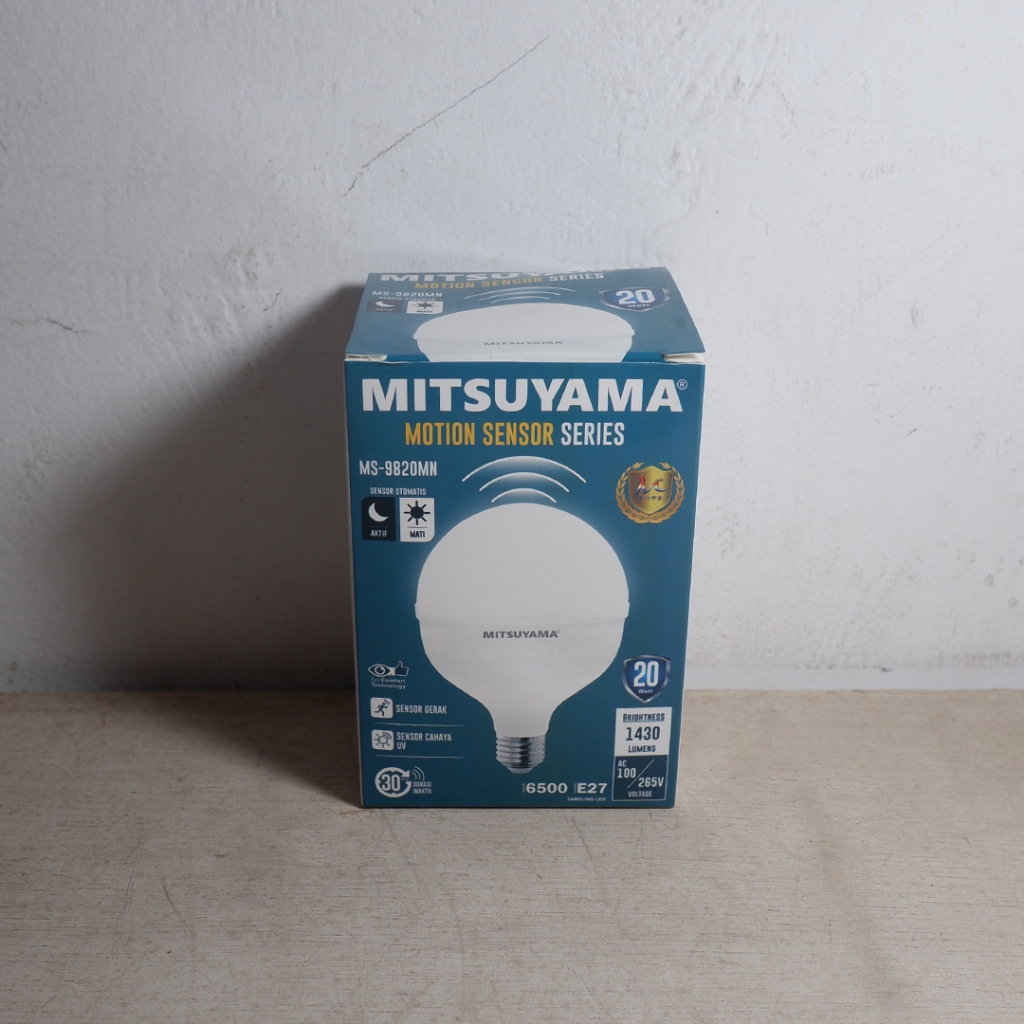 Jual Lampu Bohlam Sensor Gerak Murah Mitsuyama Motion Sensor Series MS-9820MN | Shopee Indonesia