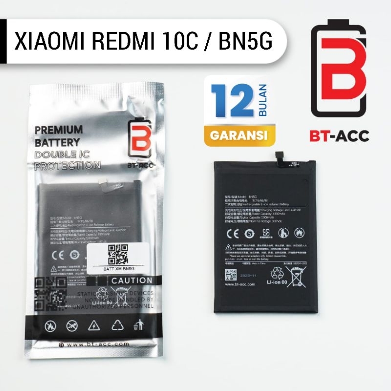 Jual BATTERY BT-ACC BN5G XIAOMI REDMI 10C (5.000 mAh) BATRE BATRAI ...