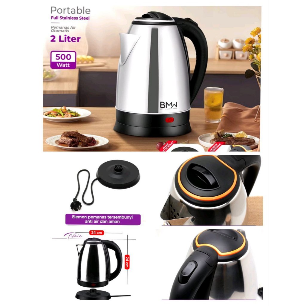 Jual Original BMW Teko Air Minum Teko Kettle Electric Teko Listrik 2 ...
