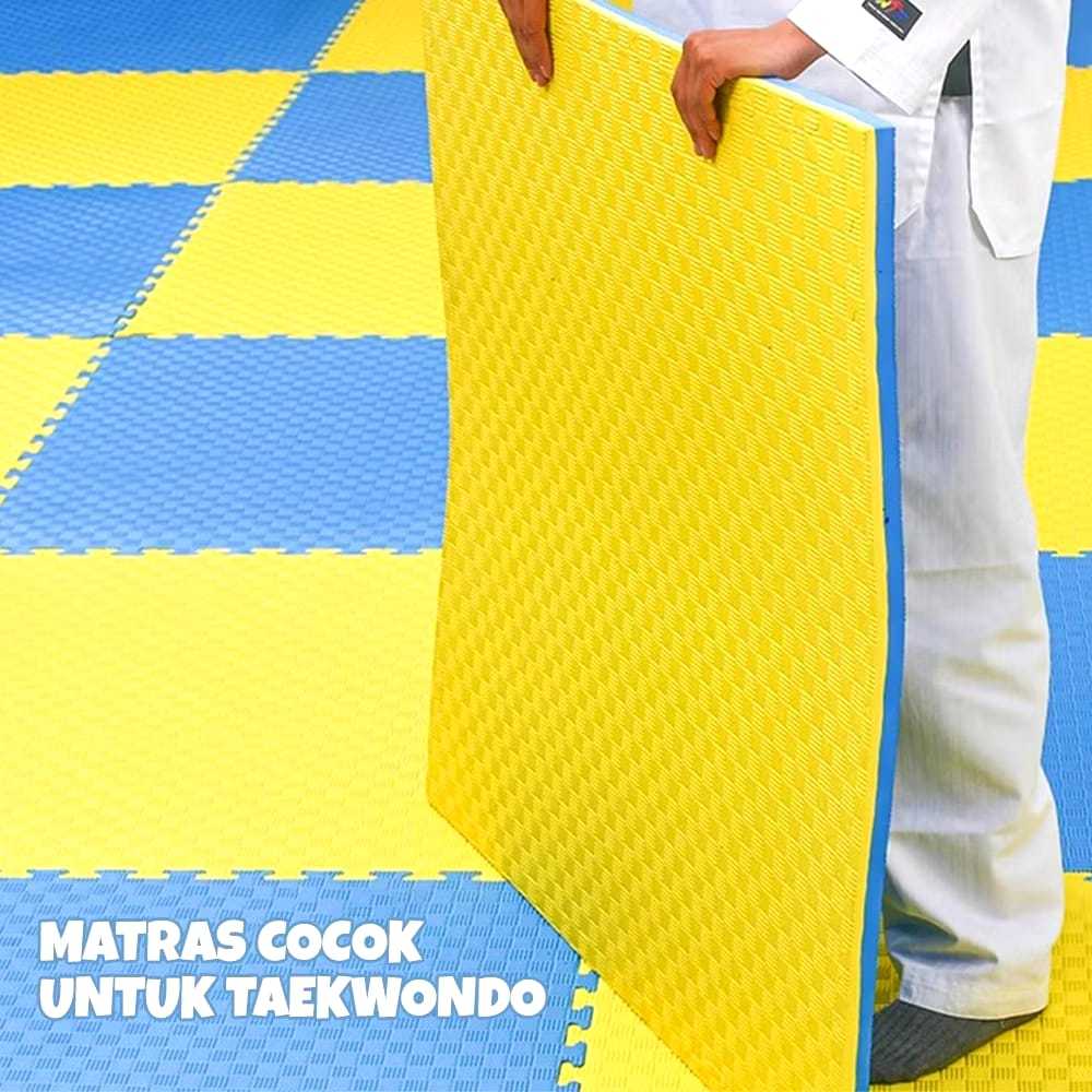 Jual 3CM matras beladiri ukuran 103cm x 103cm matras karate tebal 3cm ...