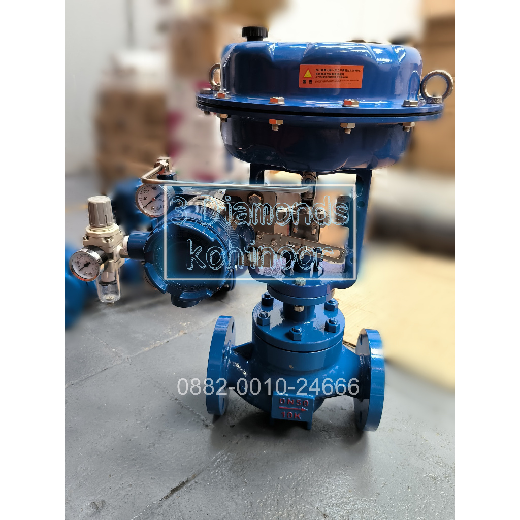 Jual DIAPHRAGM CONTROL VALVE DN40 JIS10K 1 1/2" POSITIONER AZBIL AVP300 ...