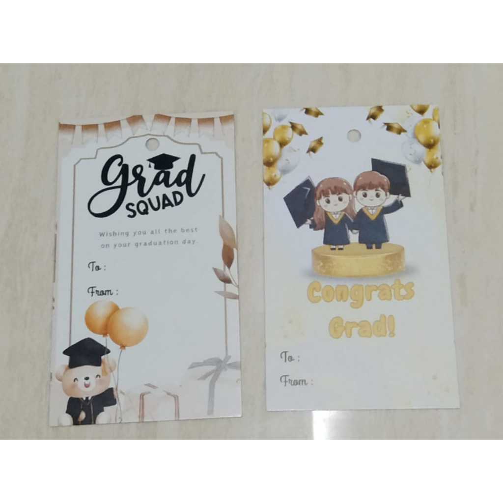 Jual Hang Tag Graduation/ Hang Tag Wisuda Ukuran 5x9cm Jual Perpcs ...