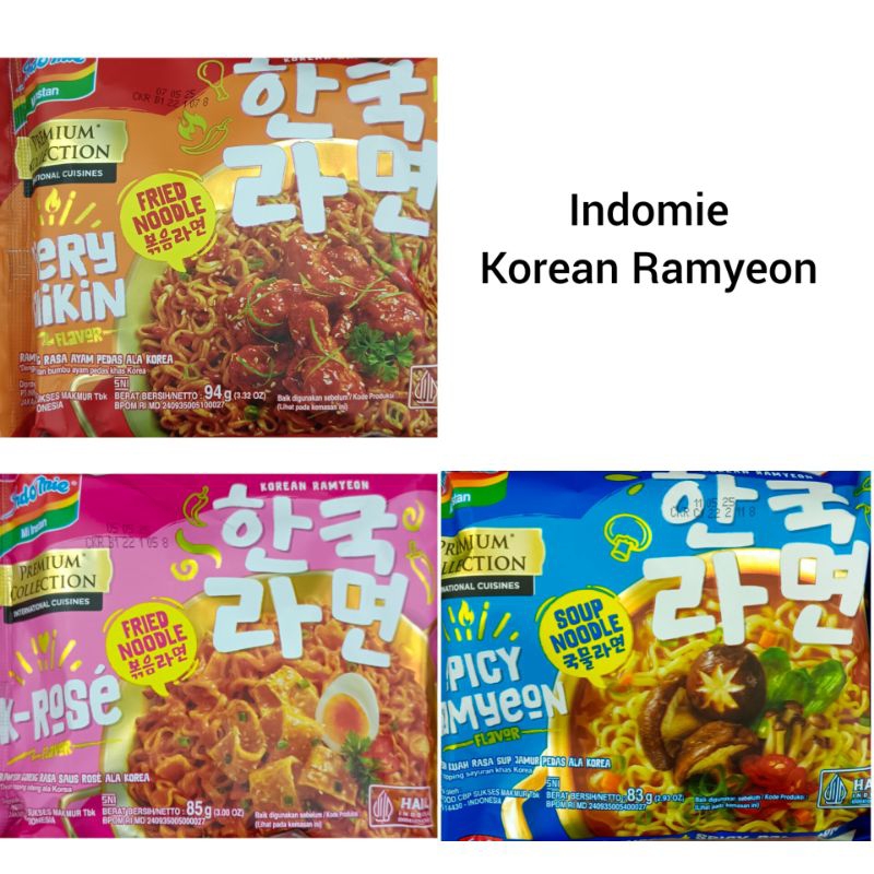 Jual Indomie Korean Ramyeon Soup & Fried Noodle | Shopee Indonesia