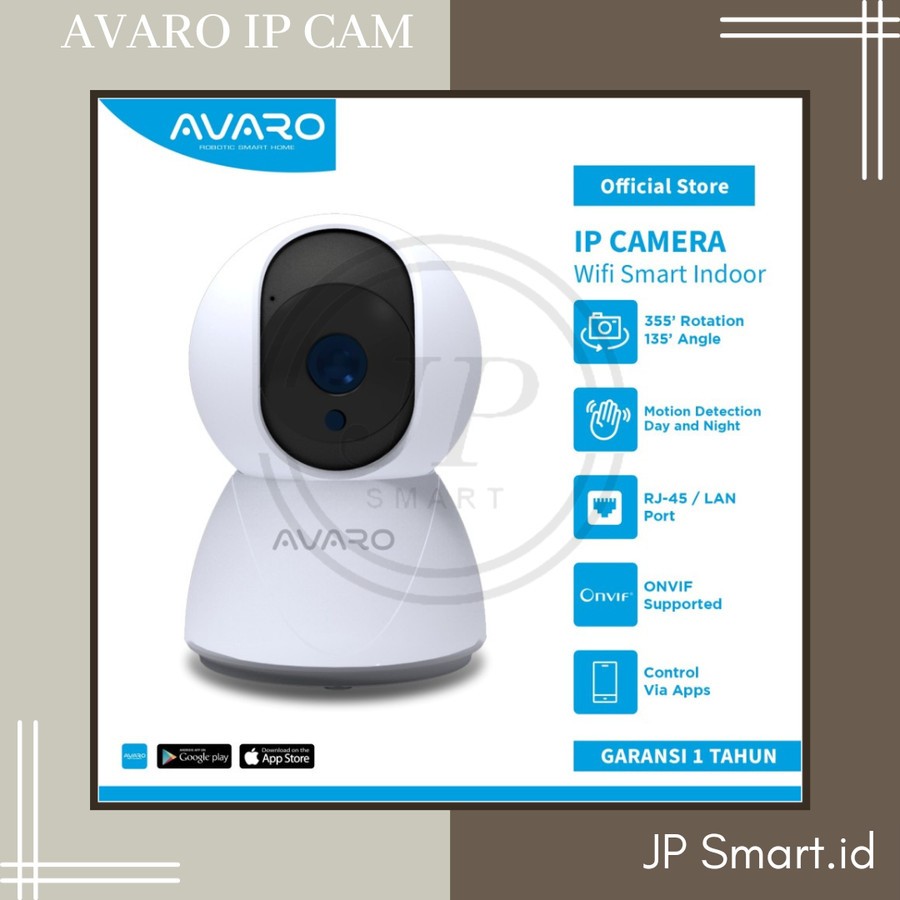 Jual Paket Bundling AVARO Smart Indoor PTZ IP Camera 360 CCTV Wifi + V-GeN | Shopee Indonesia