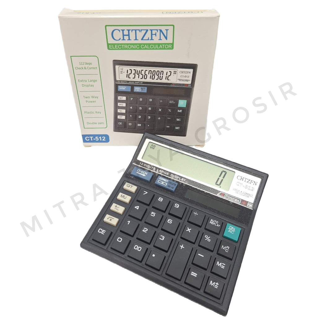 Jual Kalkulator 12 Digit CHTZFN | Shopee Indonesia