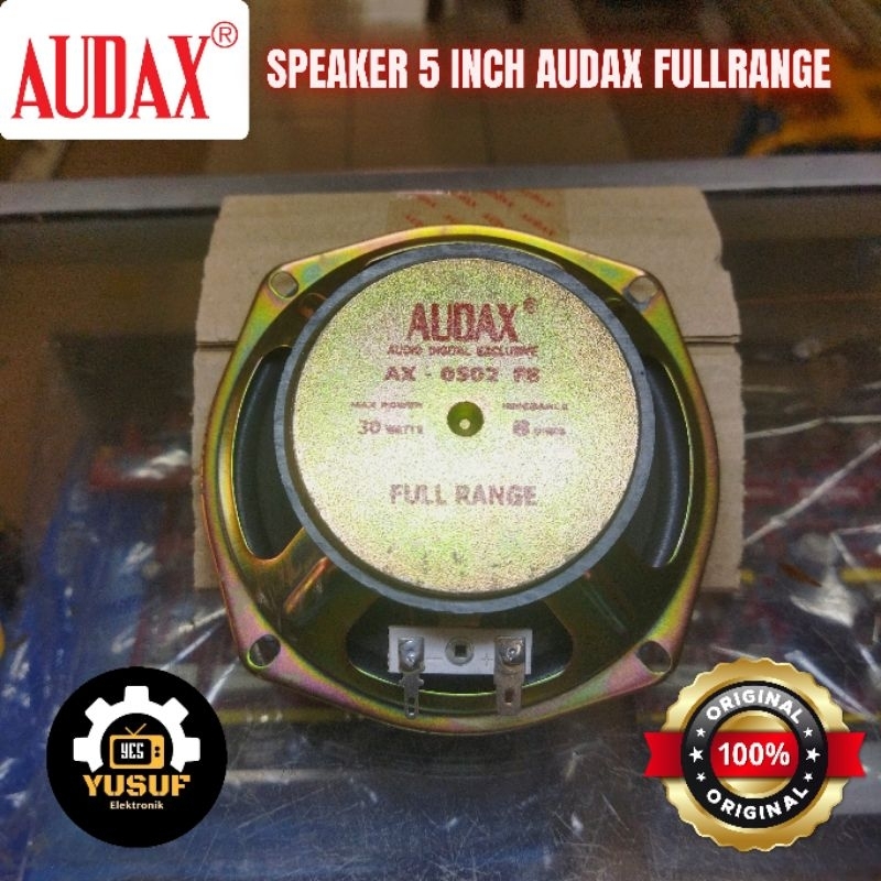 Jual Speaker Colom 5 inch Audax AX 0502 F8 / AX0502 F8 full range 8 ohm ...