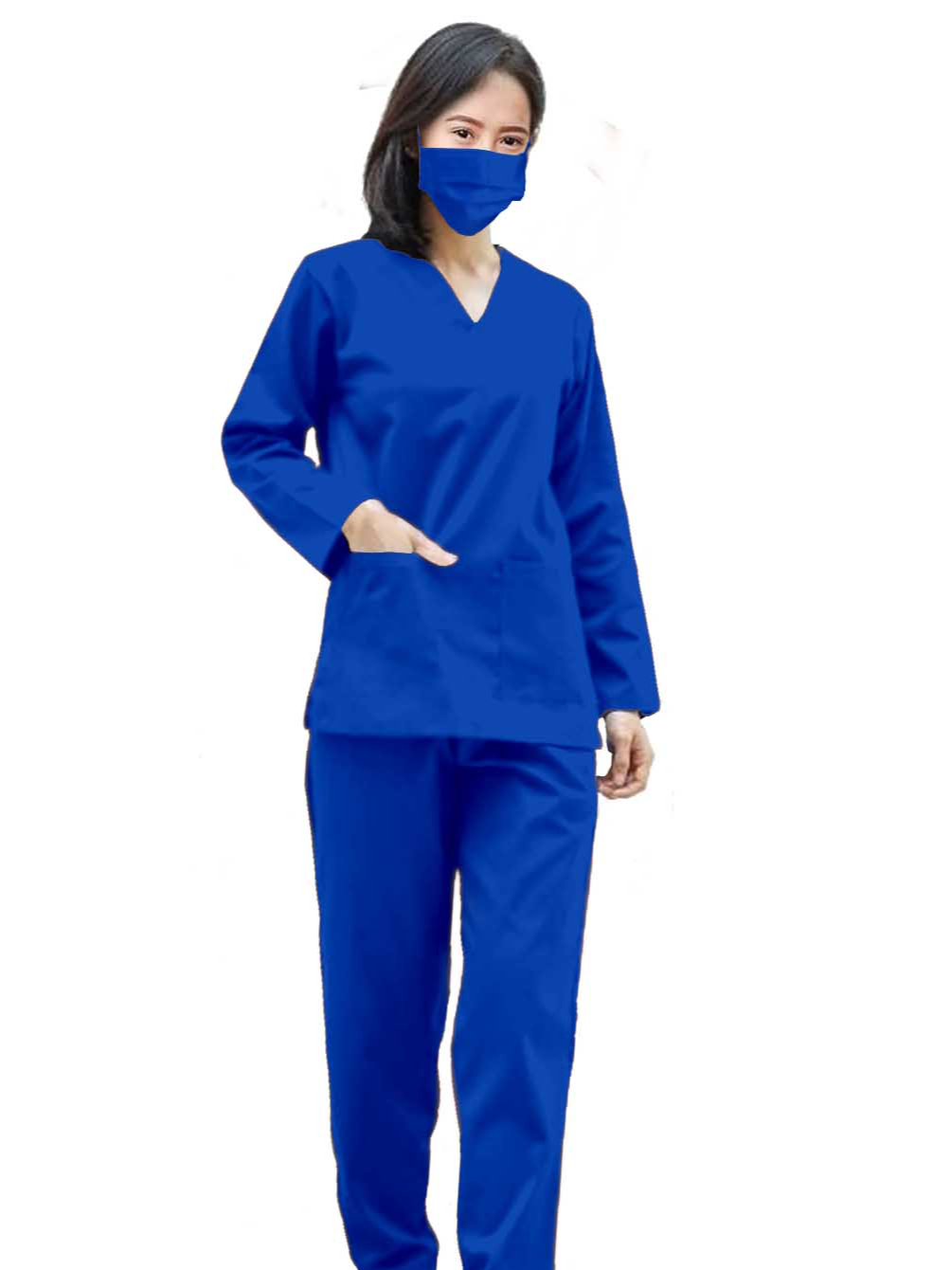 Jual Doctor Scrub's Baju Ok Lengan Panjang Seragam perawat trustwear ...