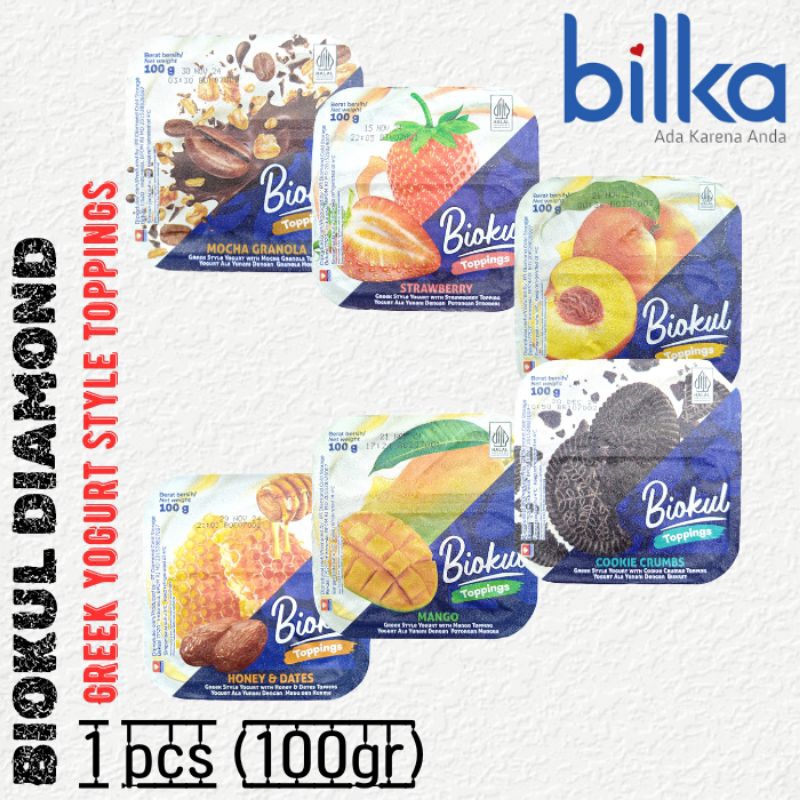 Jual BIOKUL DIAMOND Greek Yogurt Style Topping 100gr | Shopee Indonesia