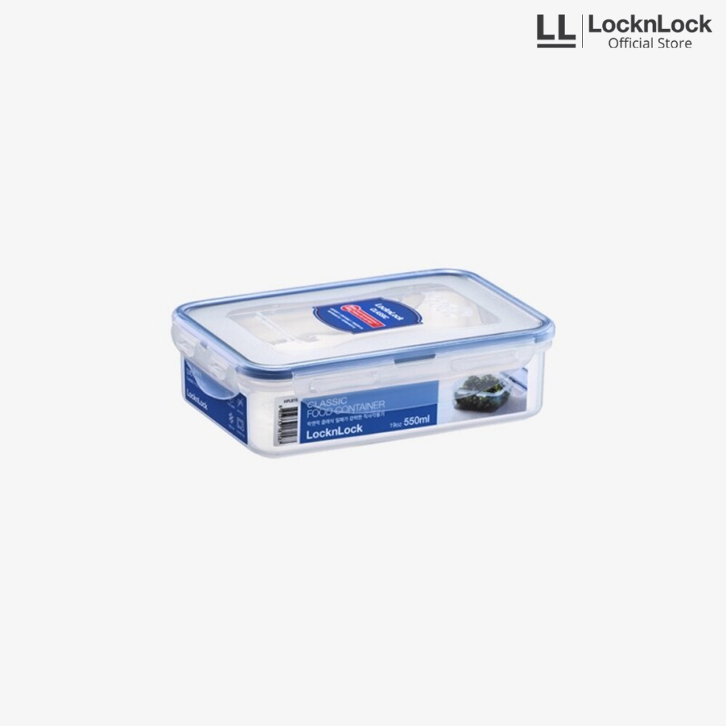 Jual LocknLock Classic Kotak Makan Rectangular Short 550ml - HPL815 ...