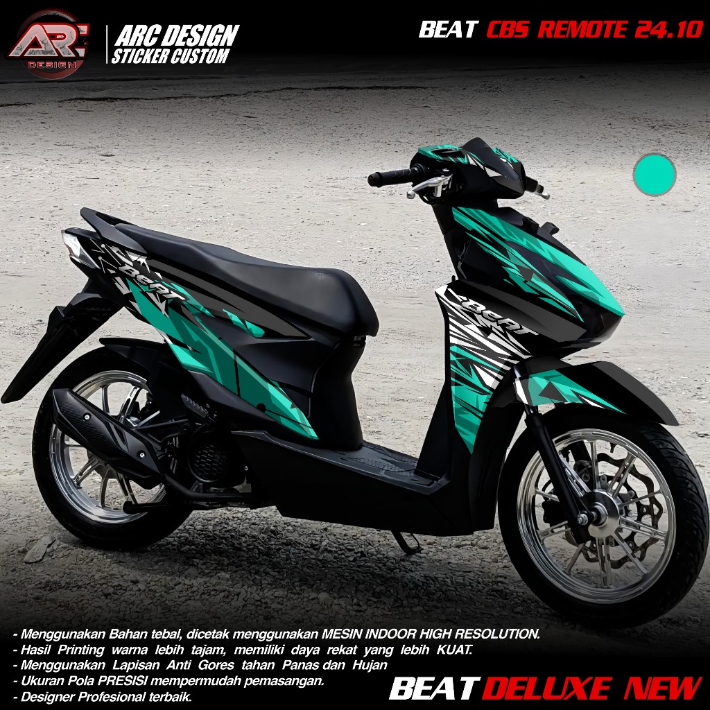 Jual (COD) TERBARU Decal Sticker Honda Beat CBS STREET Smart Key Remote ...