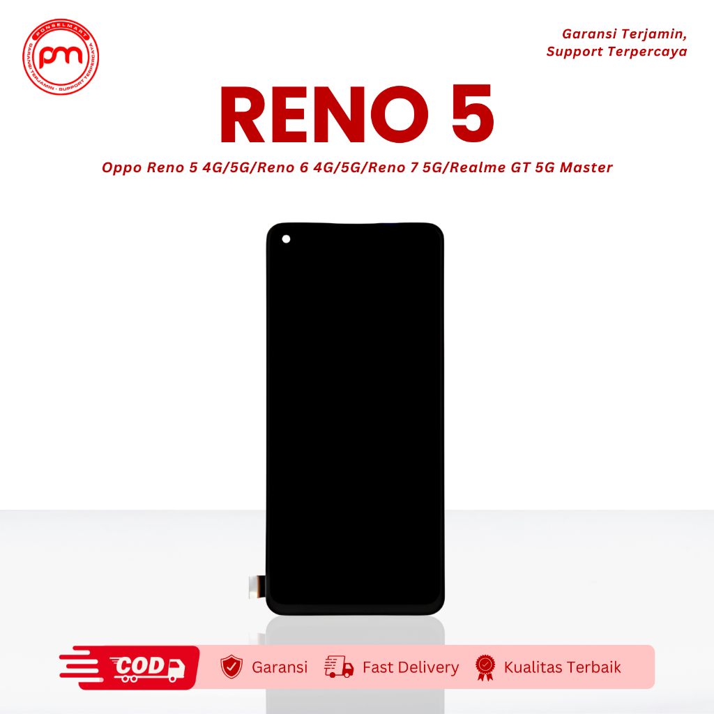Jual LCD Oppo Reno 5 4G 5G Reno 6 4G 5G Reno 7 5G Realme GT 5G Master ...