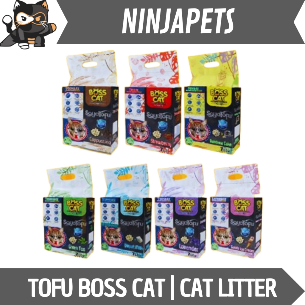 Jual Tofu Boss Cat Pasir Kucing Gumpal Wangi Tofu Soya Cat Litter 7 ...