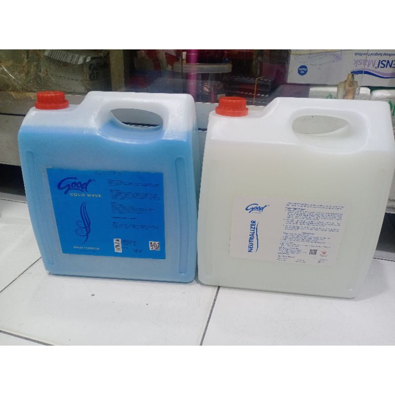 Jual GOOD OBAT KRITING RAMBUT / COLD WAVE DAN NEUTRALIZER 5LITER ...