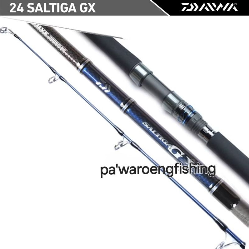 Jual Joran Daiwa SALTIGA GX C 83 MHS 2024 | Ring full Fuji | Popping Rod | Butt Joint | 100% ...