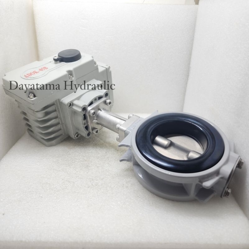 Jual 6" INCH DN150 BUTTERFLY VALVE KITZ BODY ALUMINIUM + ACTUATOR ...