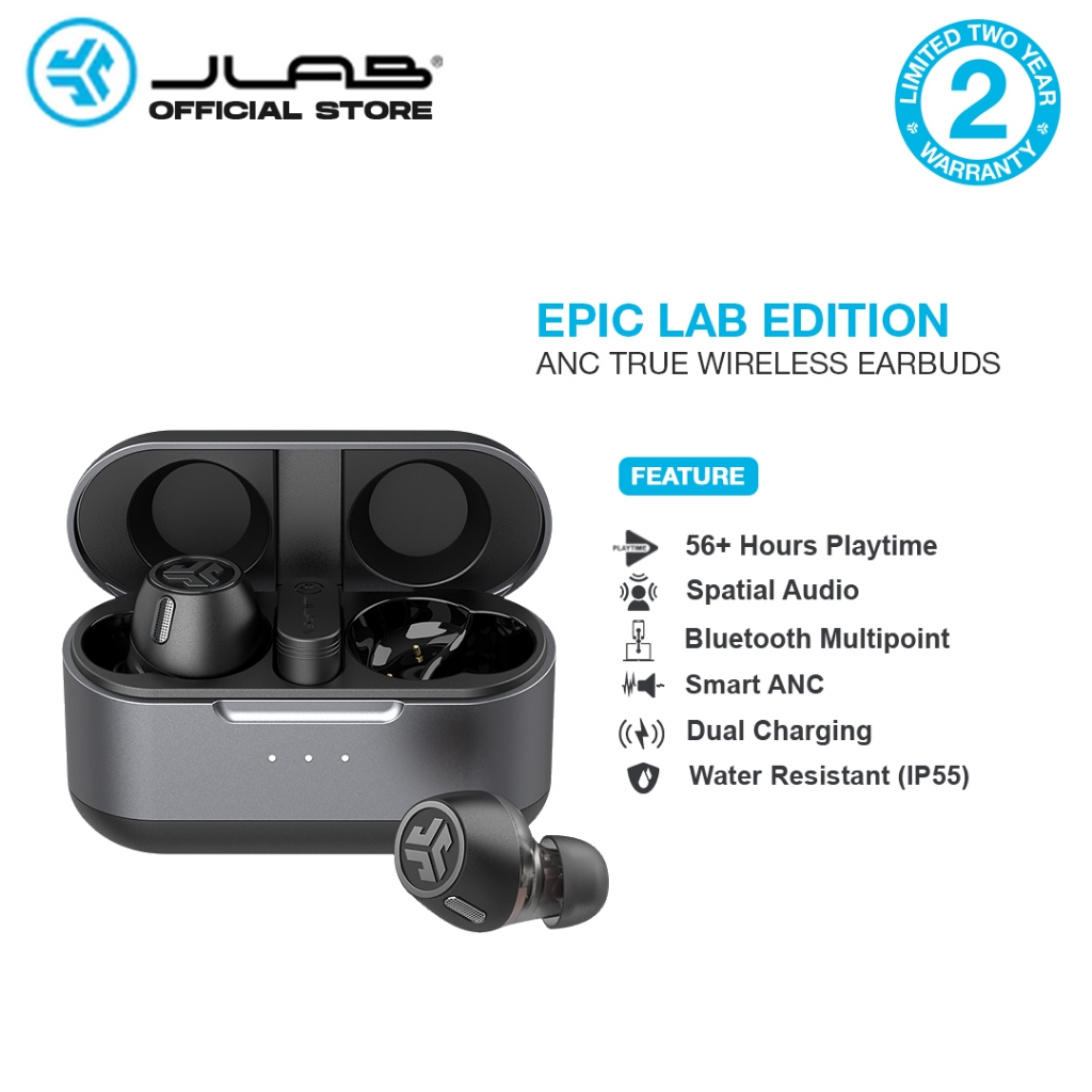 Jual JLab EPIC LAB ANC TWS Bluetooth Earphone Mini Earbuds Wireless ...