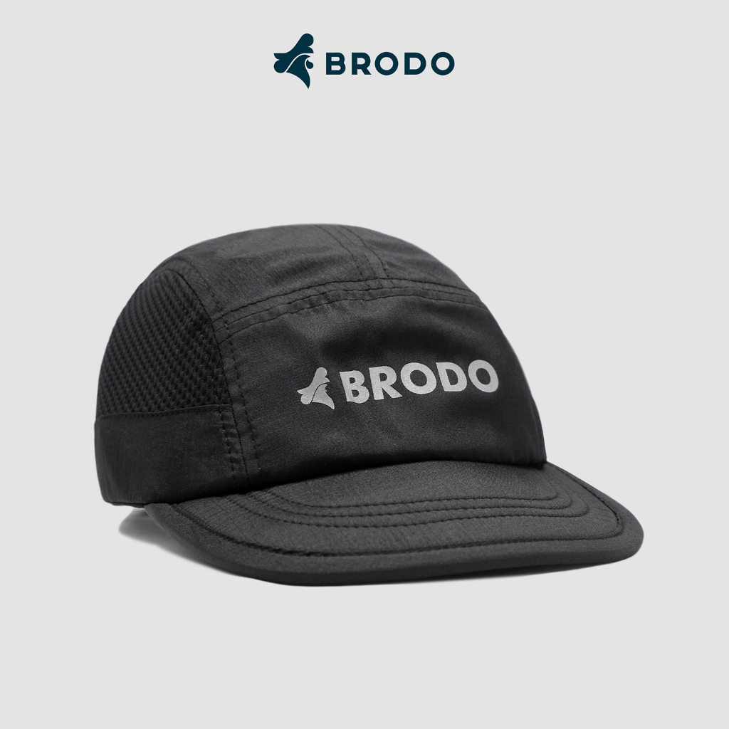 Jual BRODO - Veloce Running Hat Black | Shopee Indonesia