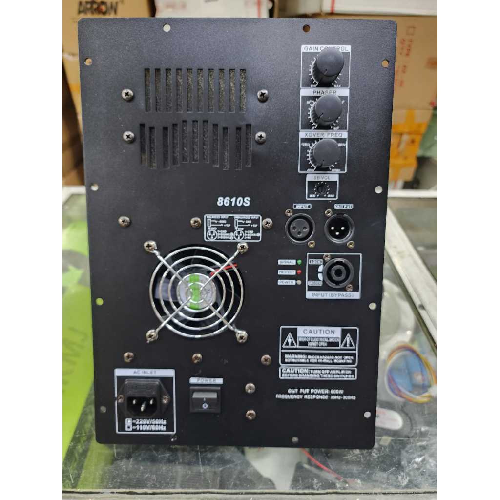 Jual (PETI KAYU) mesin Kit Power amplifier Aktif 8610 S / 8610S ...