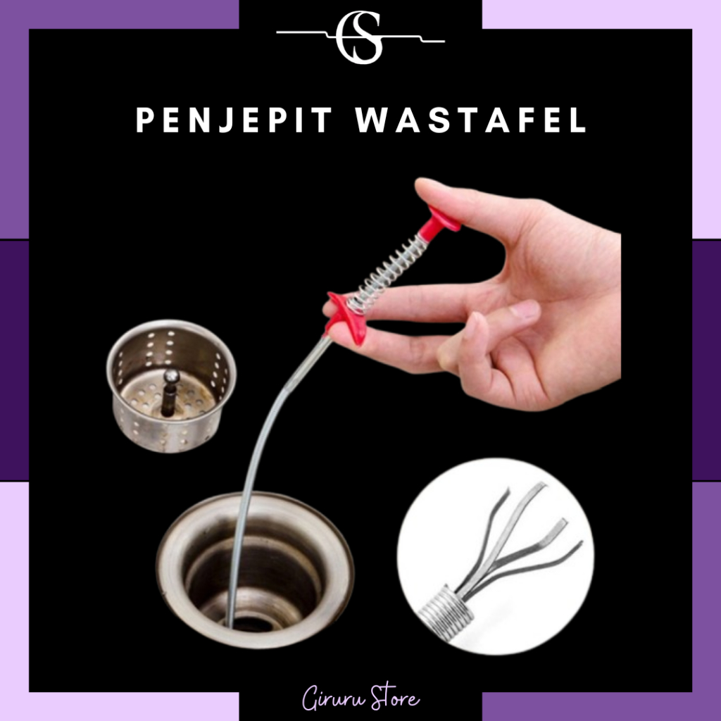 Jual Penjepit Wastafel / Alat Capit Saluran Pipa / Kawat Pembersih ...