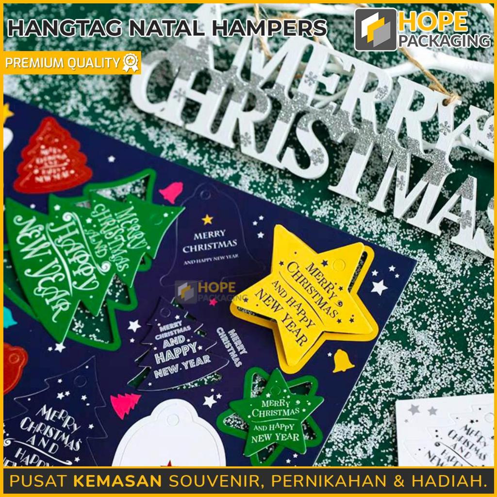 Jual Kartu Ucapan Merry Christmas / Kartu Tag Natal / Hangtag Natal ...