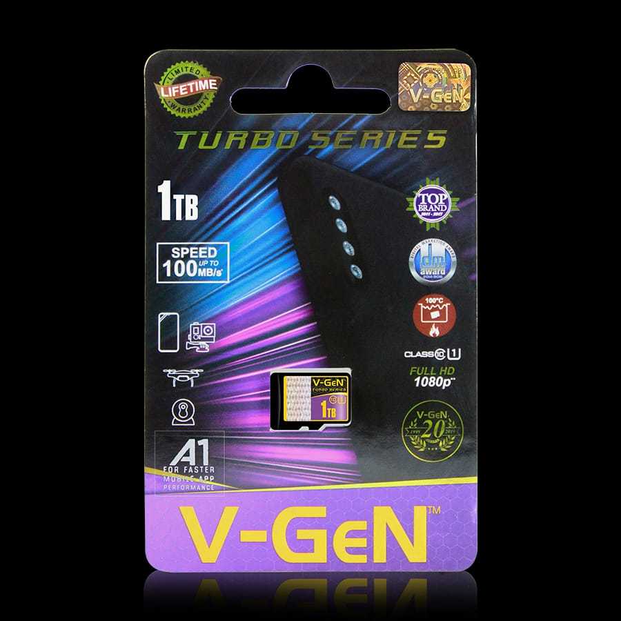 Jual MicroSD V-GeN Turbo 1TB Class 10 Memory Card Micro SD VGEN | Shopee Indonesia