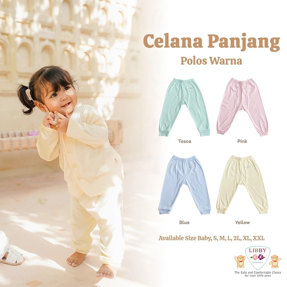 Jual 1 Pcs libby Celana Panjang Popok Bayi/Baby Warna (0-3 3-6M) S M L 2L XL XXL | Shopee Indonesia