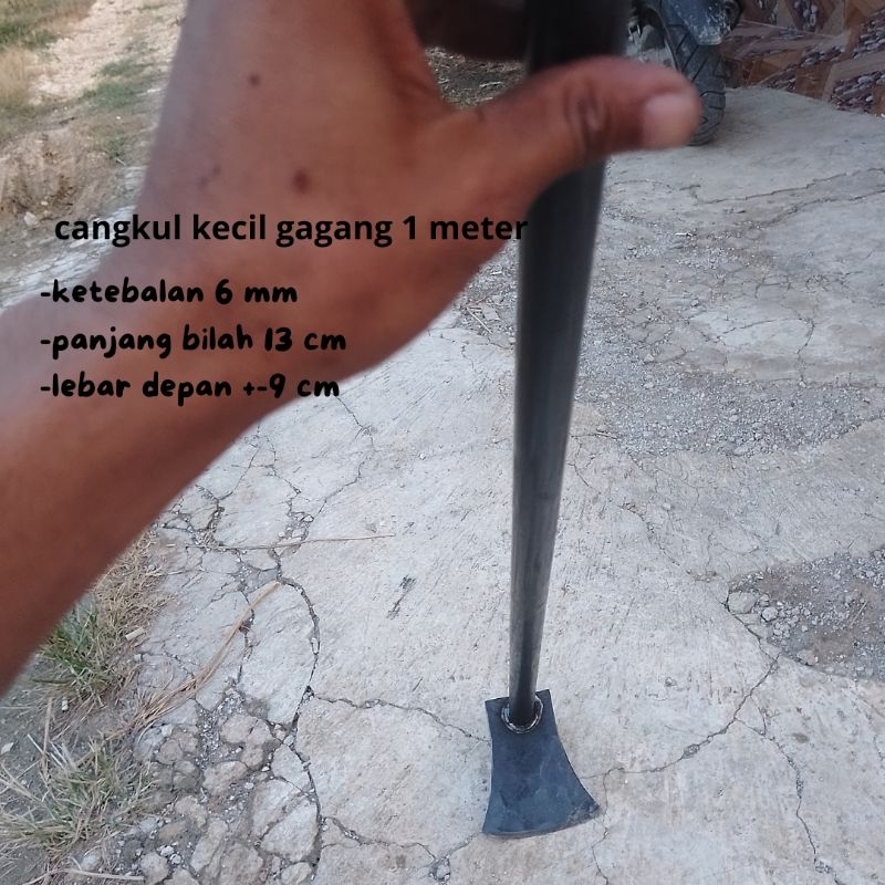 Jual cangkul kecil wangkil gagang satu meter cangkul baja | Shopee ...