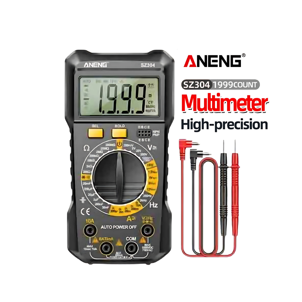 Jual Multitester Digital AC/DC Tester Avometer multimeter Aneng SZ304 ...
