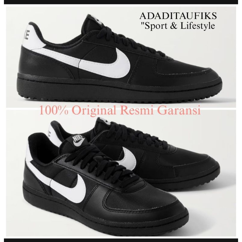Jual Sepatu Sneakers N*ke Field General 82 SP Black FQ8762 | Shopee ...