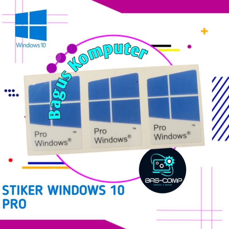 Jual Stiker Windows 10 Pro | Shopee Indonesia