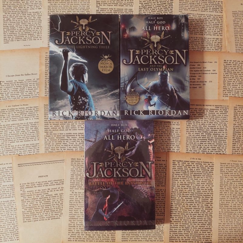 Jual PRELOVED BOOK - Novel Percy Jackson and the Lightning Thief Series ...