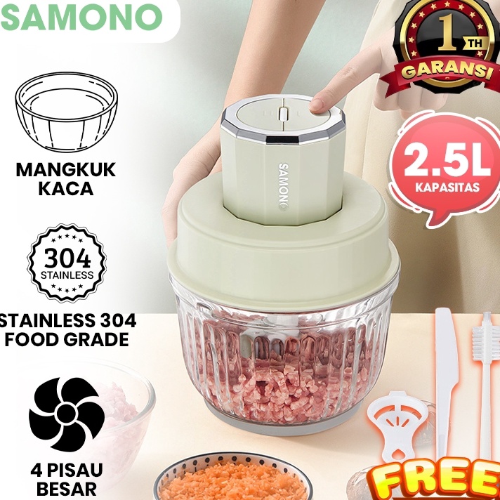 Jual SAMONO Food Chopper Multifungsi Food Processor 25 Liter Daya Kuat ...