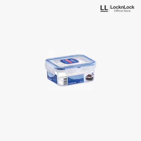Jual LocknLock Classic Kotak Makan Rectangular Short 180ml - HPL805 | Shopee Indonesia