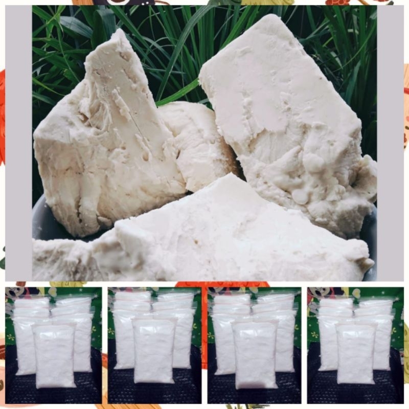 Jual Sagu basah asli sagu rumbia kapurung sinonggi papeda 1kg | Shopee ...
