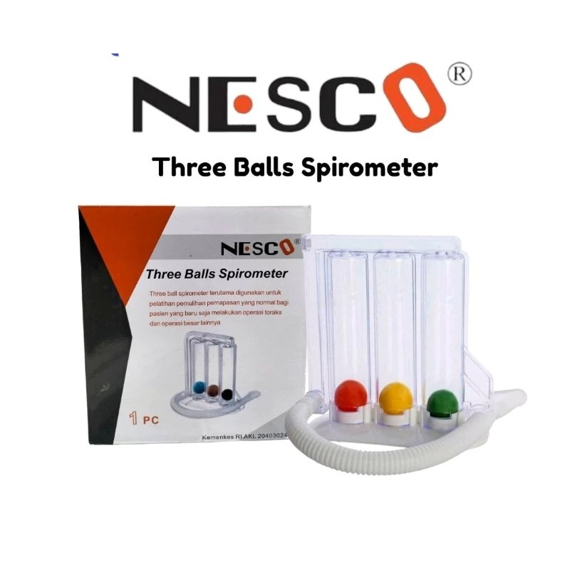 Jual SPIROMETER NESCO/SPIROMETER BALL/SPIROMETRI BALL NESCO/ ALAT ...