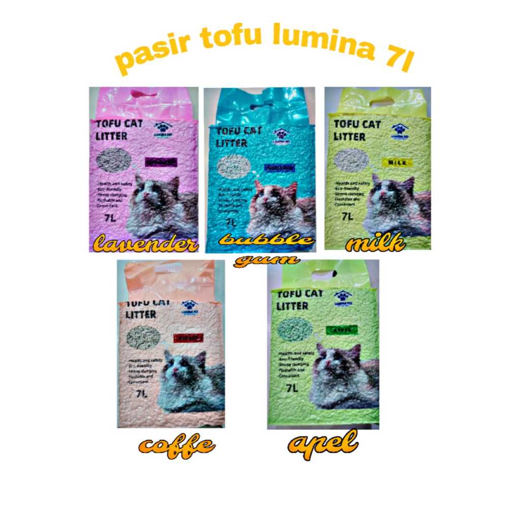 Jual LUMINA Tofu Soya 7L Lumina Pasir Kucing Tofu Soya 7 Litter BISA ...