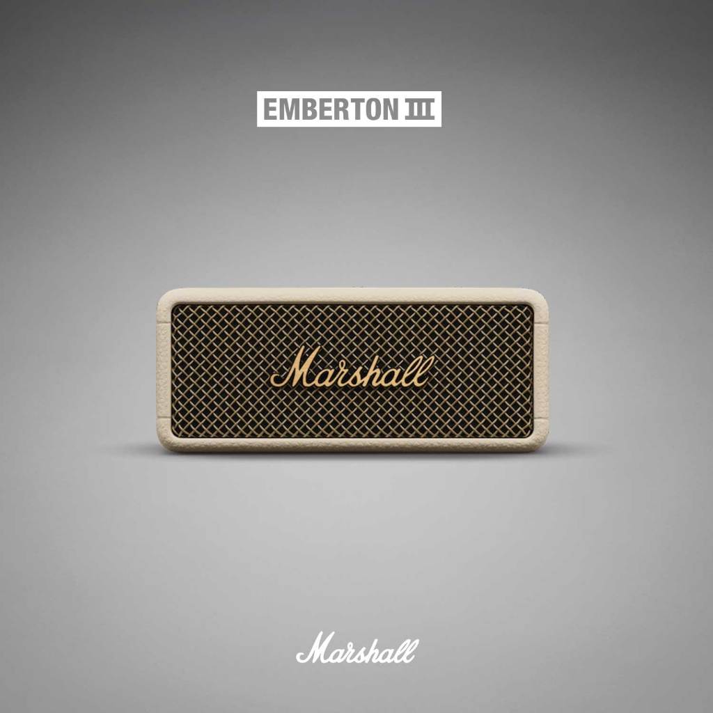 Jual Marshall Emberton III Portable Speaker - Cream | Shopee Indonesia