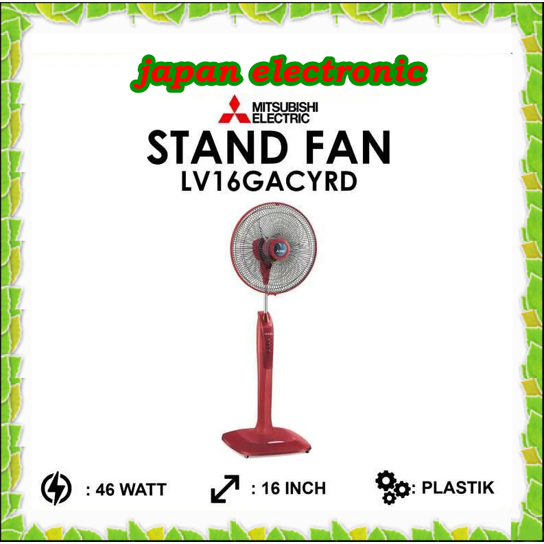 Jual Mitsubishi Stand Fan LV16-GU 16in / LV16GU 16in - Kipas Angin ...