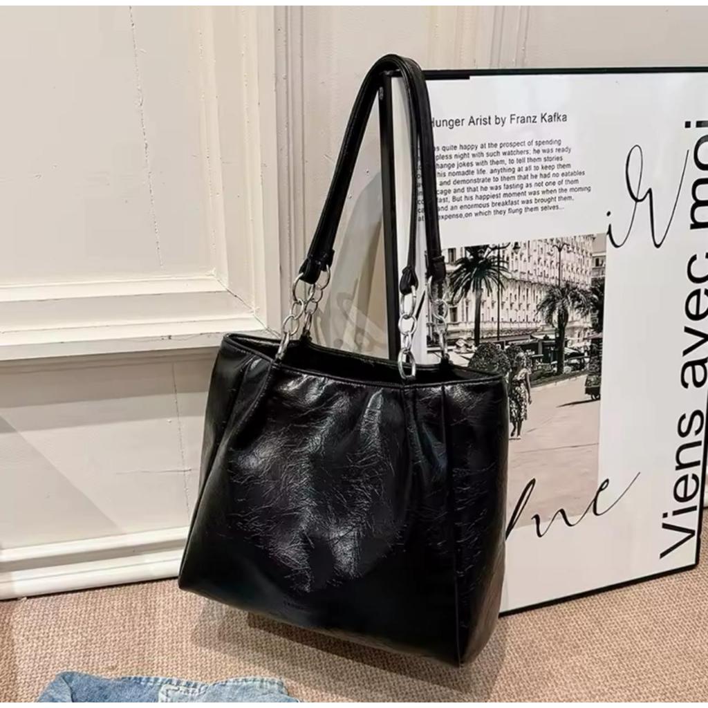 Jual Tas Totebag Wanita Polos Simpel Cocok untuk Kuliah dan Kerja ...