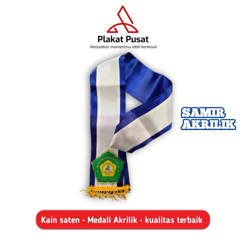 Jual SAMIR WISUDA AKRILIK | SAMIR KELULUSAN | GROSIR SAMIR MURAH ...
