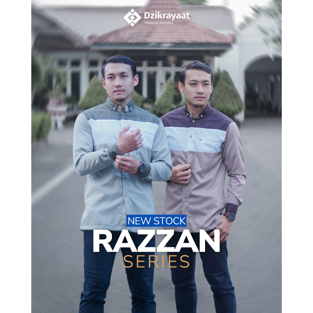 Jual Kemeja Koko Lengan Panjang Dzikrayaat DZ-524-525 Razzan Series ...